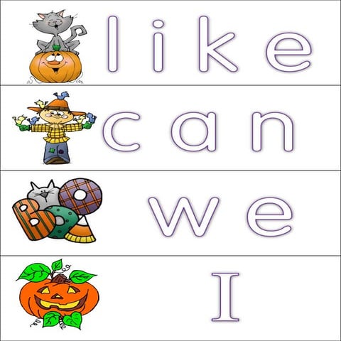 Teachn99 syllable+cards+for+it's+pumpkin+time | PPT