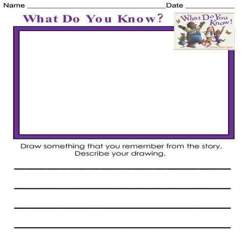 Teachn99 what+do+you+know writing+paper | PPT