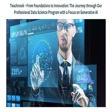 Teachnook - From Foundations to Innovation The Journey through Our Professional Data Science ...