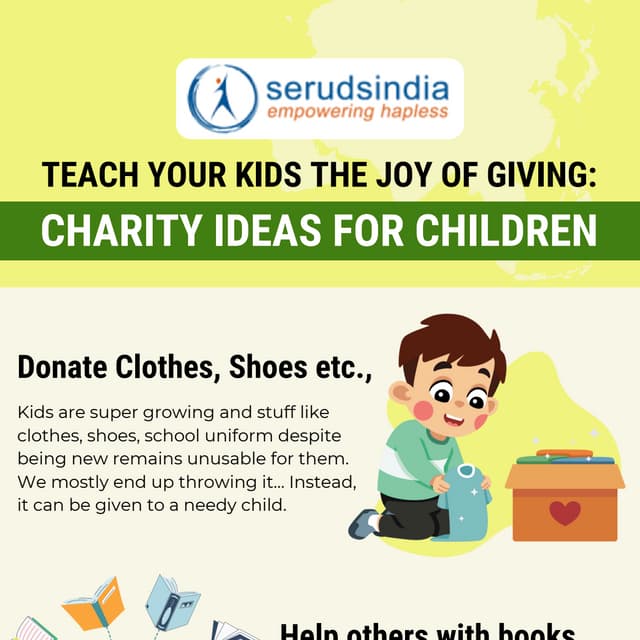 Teach Your Kids the Joy of Giving Charity Ideas for Children | PDF