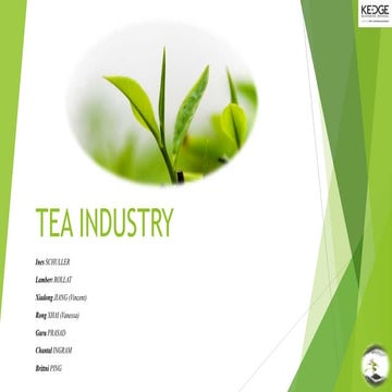 Tea industry csr | PPT