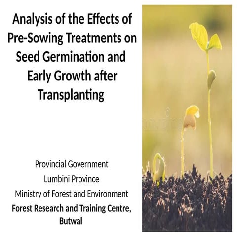 Teak presowing treatmenent on seed .pptx