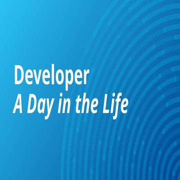 A Detailed Look at a Modern Software Developer's Daily Workflow | PPTX
