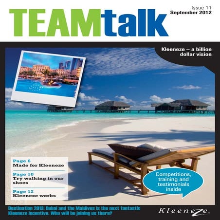 Team talk-issue-11 2012 kleeneze | PDF