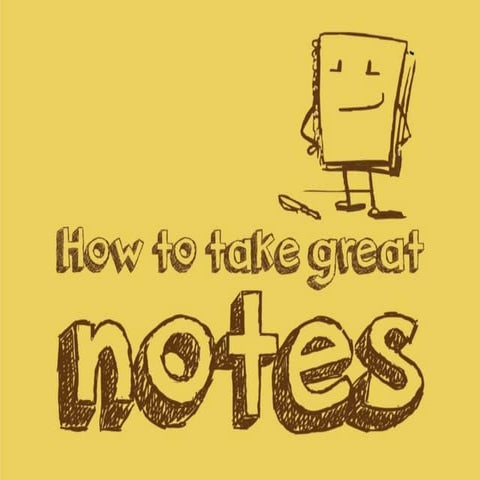 Taking Notes: Fast and Easy | PPT | Free Download