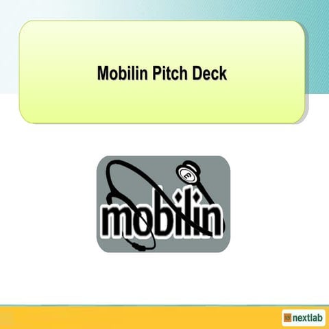 Team1 Mobilin Pitchdeck | PPT