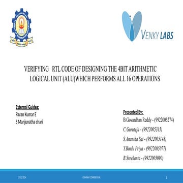 project based on the vlsi methodology for ece students | PPT