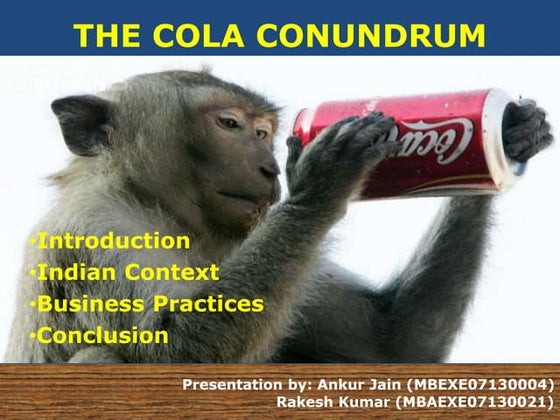 Coca-Cola India Crisis Case Study Analysis | PDF | Recalls | Consumer Issues