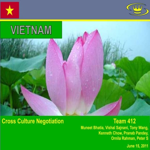 Cross Cultural Negotiation | PPTX