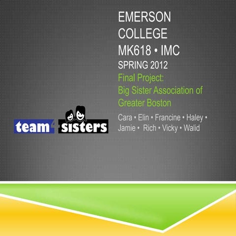 Jill Marten - Volunteering with Big Brothers Big Sisters | PPTX