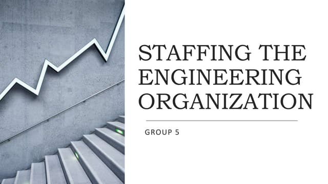 Engineering. Management - Staffing | PPT