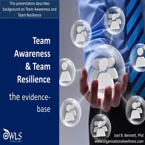Team Awareness Team Resilience: Evidence-based background | PPTX