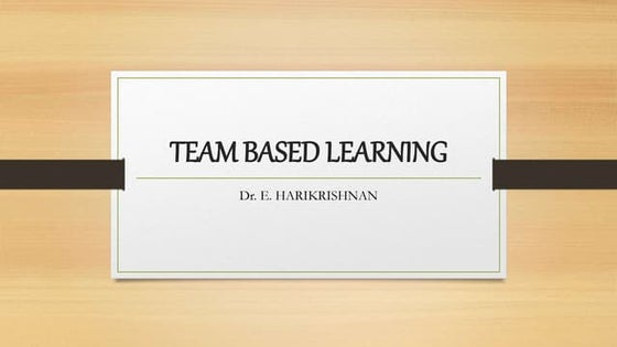 Problem based learning | PPT | Educational Assessment | Education