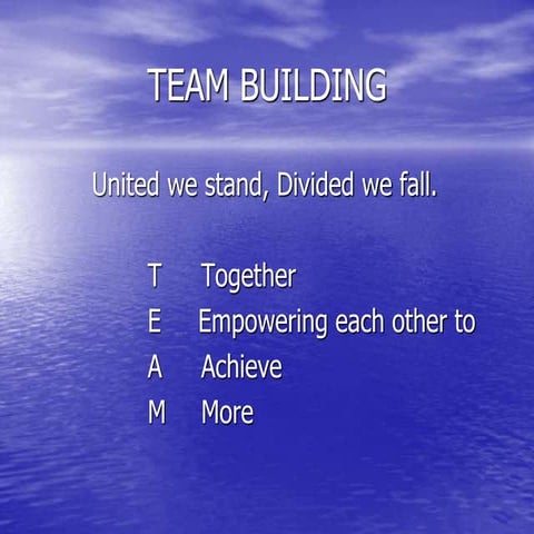 TEAM BUILDING.ppt