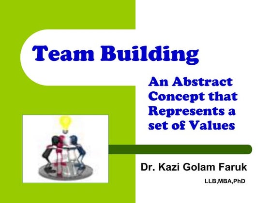 Team Building Presentation | PPT