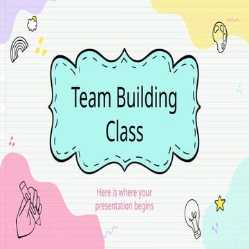 Team Building Class for Elementary UNTUK PERSEMBAHAN | PPTX