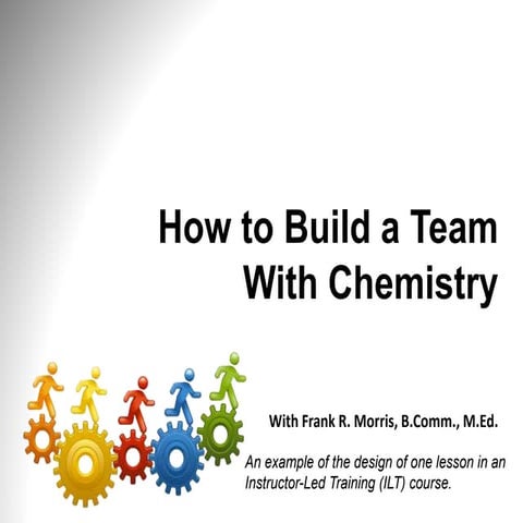 Teambuilding through chemistry example lesson | PPTX