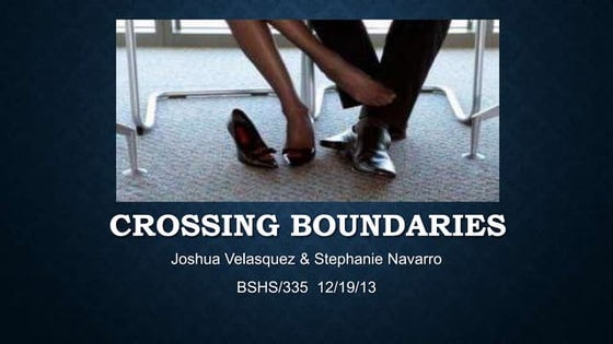 Boundaries presentation p.l. | PPTX | Dating | Family and Relationships