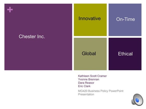 Chester company | PPTX