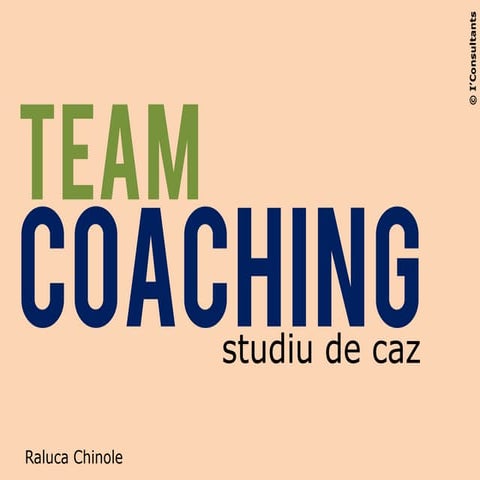 I'Consultants - Team Coaching (studiu de caz) | PDF