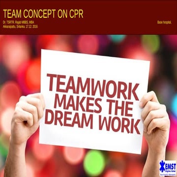 Team concept in cpr | PPT