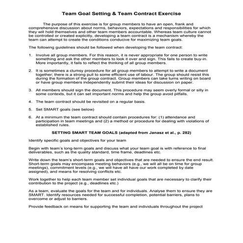 Team contract exercise fall 04 | DOC
