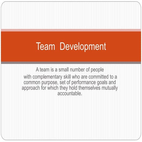 Team development | PPT