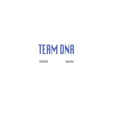 Team dna pitch semi-final | PDF