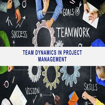 Team Dynamics in Project Management | PPTX