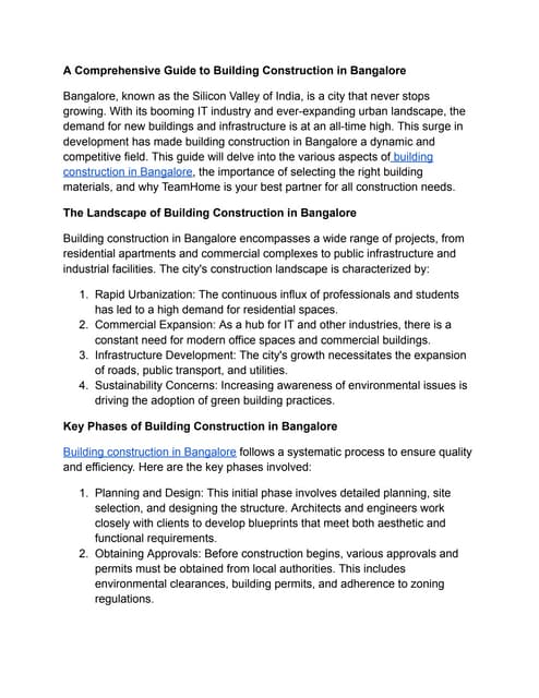 REPORTS ON BUILDING CONSTRUCTION | PDF