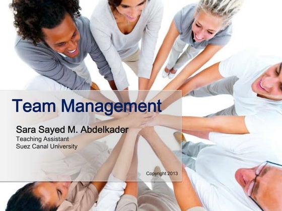 Team Management PPT | PPT