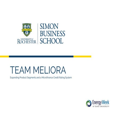 Team Meliora - Duke Energy Case Competition 2017 | PPT
