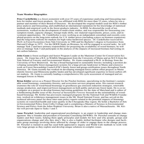 Team Member Biographies V1 | DOC