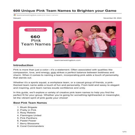 teamnameskingdom.com-600 Unique Pink Team Names to Brighten your Game.pdf