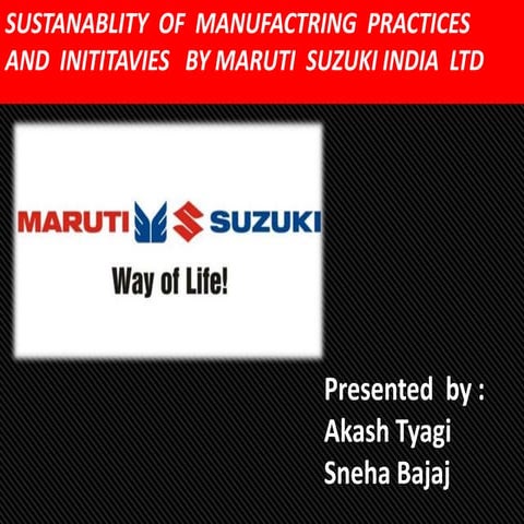 maruti case study | PPTX