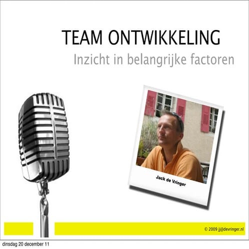 Team Ontwikkeling 25 Maart 2009 | PDF