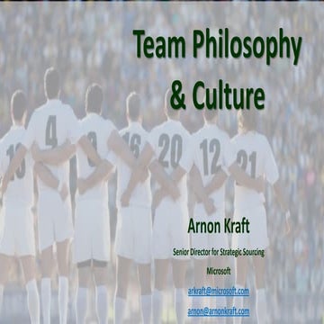 Team Philosophy & Culture | PDF