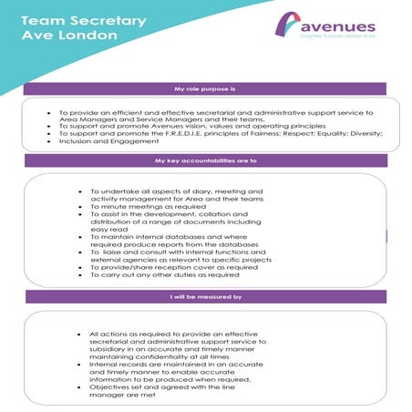 Team Secretary Role Profile Ave London - 2020.pdf