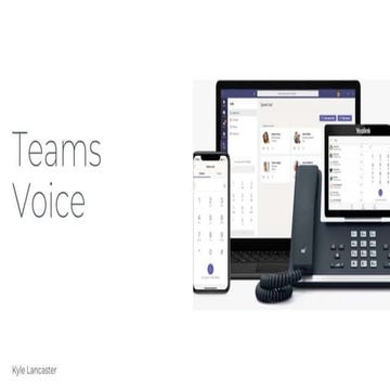 Microsoft Teams Voice - Cloud Phone System | PPTX