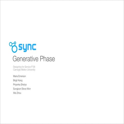 Team Sync Presentation 111208 | PDF