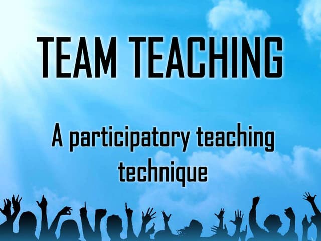 Team teaching | PPTX