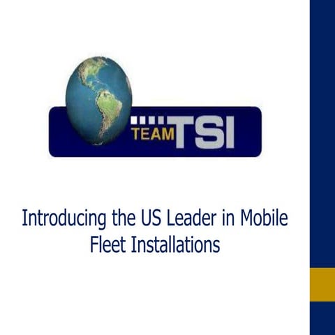 TSI INTRODUCTION REV 1 | PPTX