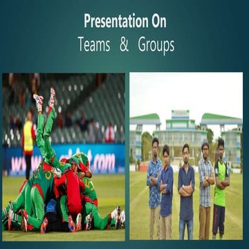 TEAM VS GROUP | PPTX