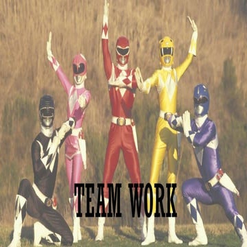 Team Work in 30 minuites | PPTX