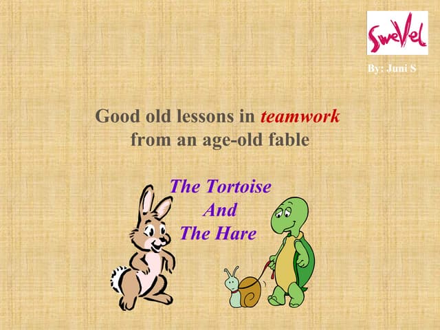New Version of Tortoise and Hare story | PPT