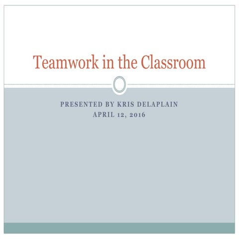 Teamwork in the Classroom 4.12.2016.pptx