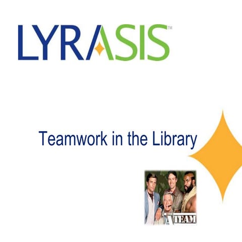 Teamwork in the library | PPTX