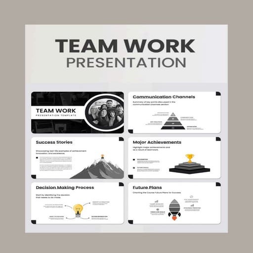 Teamwork PowerPoint Presentation | 24+ Pages Layout | PDF
