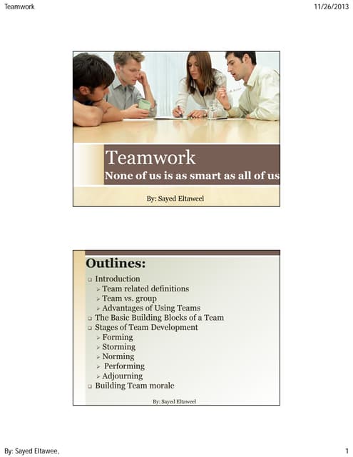 Conclusion team work | PDF