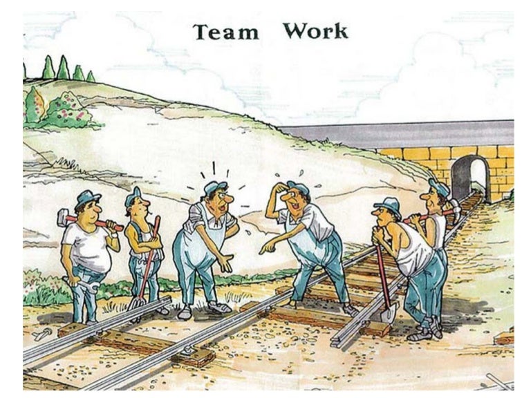 Teamwork - a lighthearted way to show how easily it can all go so wro…